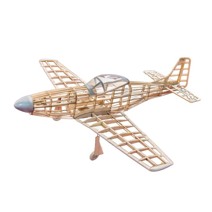 RC model P-51D Mustang WWII aircraft KIT version 435mm Wingspan balsa ...