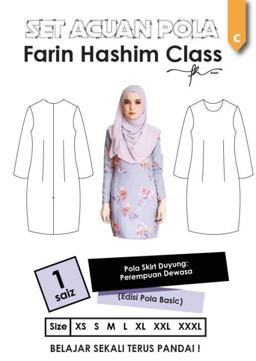 POLA BAJU KURUNG MODEN | POLA SKIRT DUYUNG ( EDISI POLA BASIC ) | POLA PAKAIAN | POLA BAJU ...
