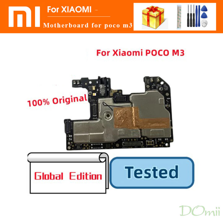 100% Original Good Tested Motherboard For Xiaomi Poco M3 Logic Board ...
