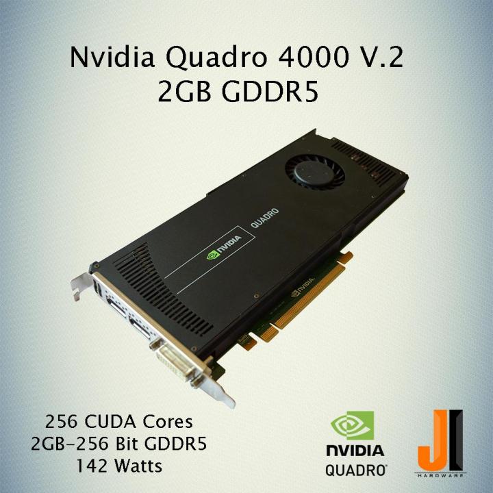 Nvidia Quadro 4000 V.2 2GB DDR5 (มือสอง) | Lazada.co.th