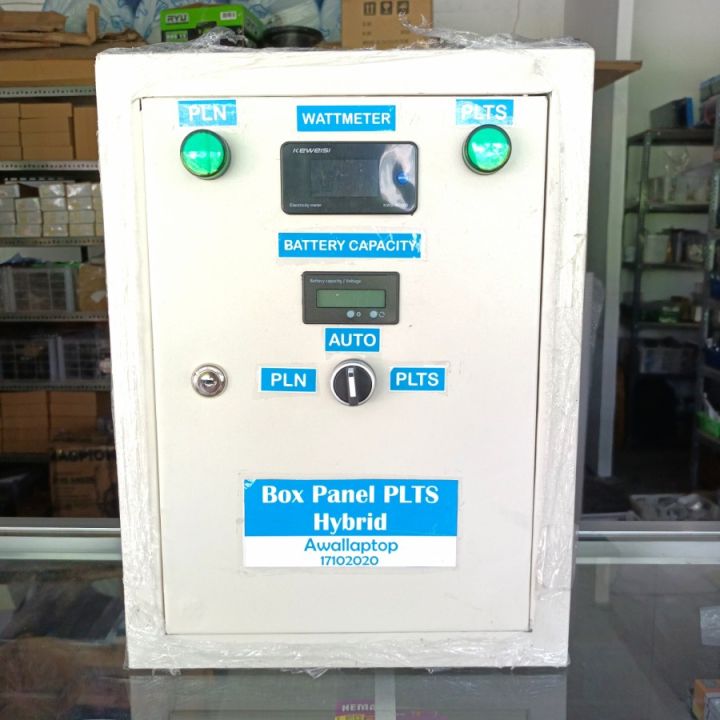 paket box panel PLTS 2000w PSW ATS solar panel surya pure sine wave ...