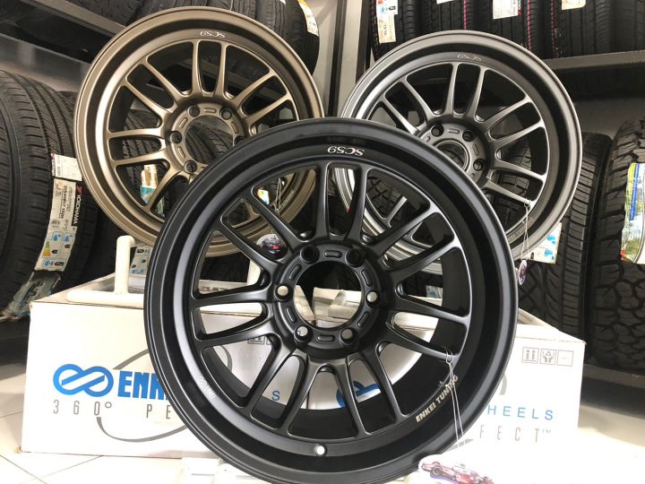 ล้อแม็กซ์ ENKEI SC59 18x9 6/139.7 /offset 0 / สีเทา น้ำตาล ดำ ขอบเงา ...