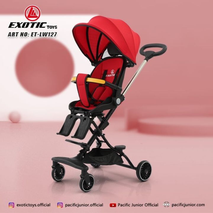 Magic Stroller Exotic LW 127 Full Rebah Hadap Depan Belakang New Baby ...