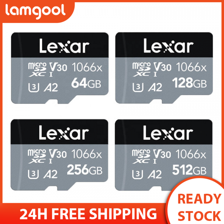 Lexar Micro SD Card Professional 1066x 64GB 128GB 256GB Flash Card V30 ...