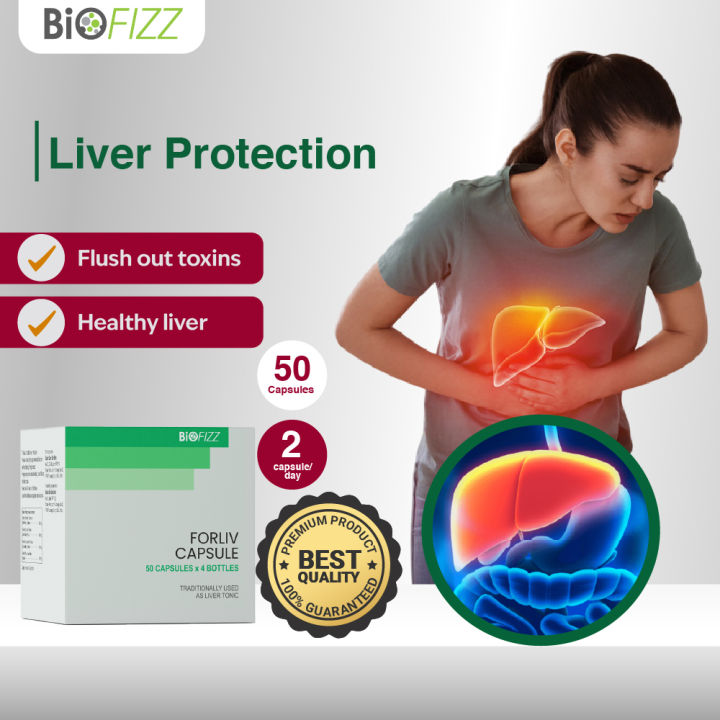 BIOFIZZ Forliv 50's x 4 - Liver Protection Supplement Prevent Hepatitis ...