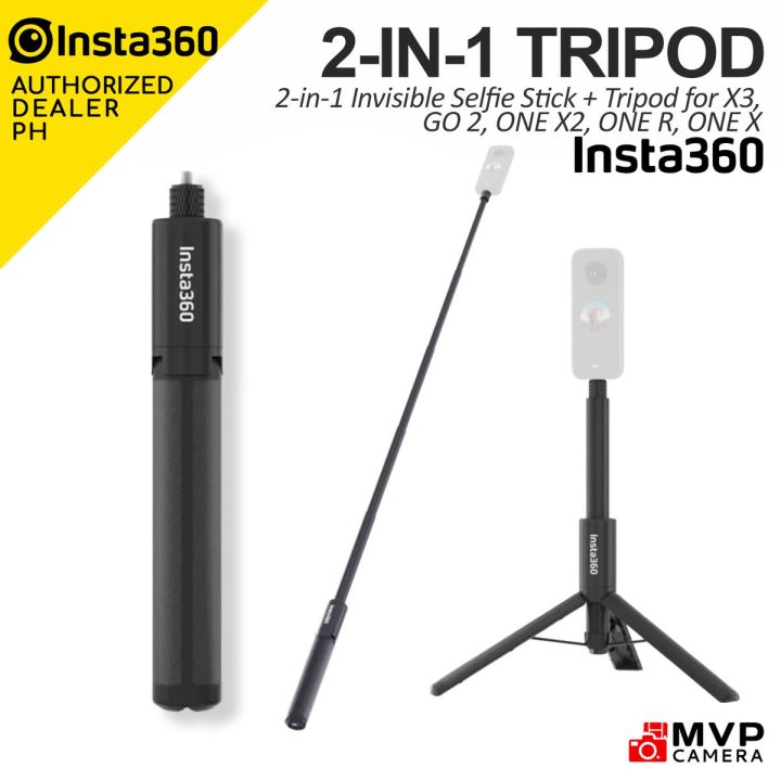 [official Ph] Insta360 2 In 1 Invisible Selfie Stick Tripod For X3 Go