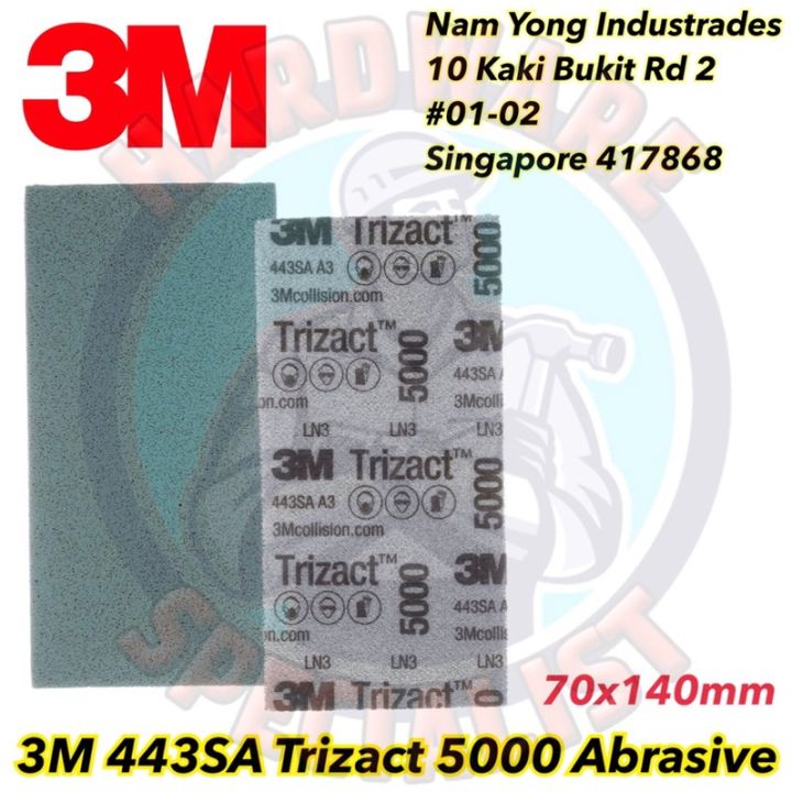 3M 443SA Trizact 5000 Abrasive Foam Sheet (Car Detailing) / Sanding ...