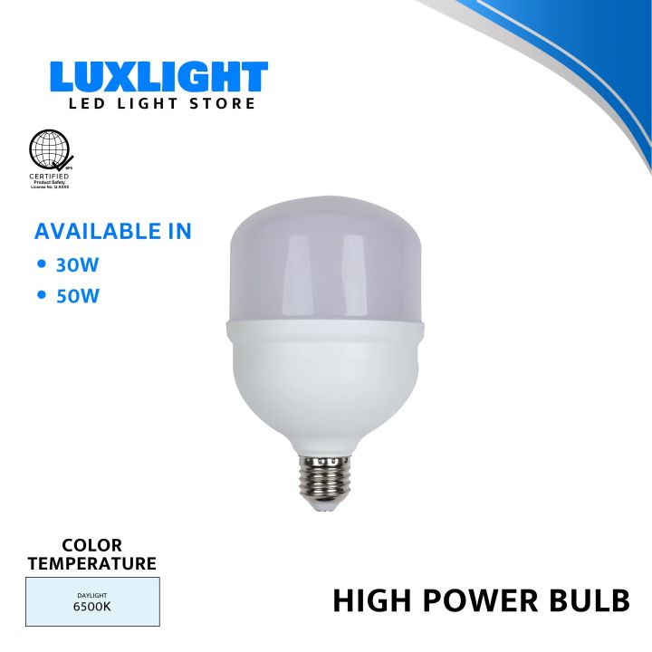 High Power LED Bulb Super Bright E27 30W 50W High Lumens Efficiency ...