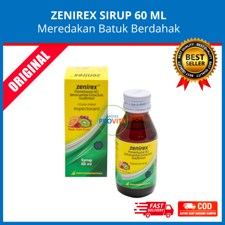 ZENIREX SIRUP 60 ML - Obat Batuk Berdahak | Lazada Indonesia