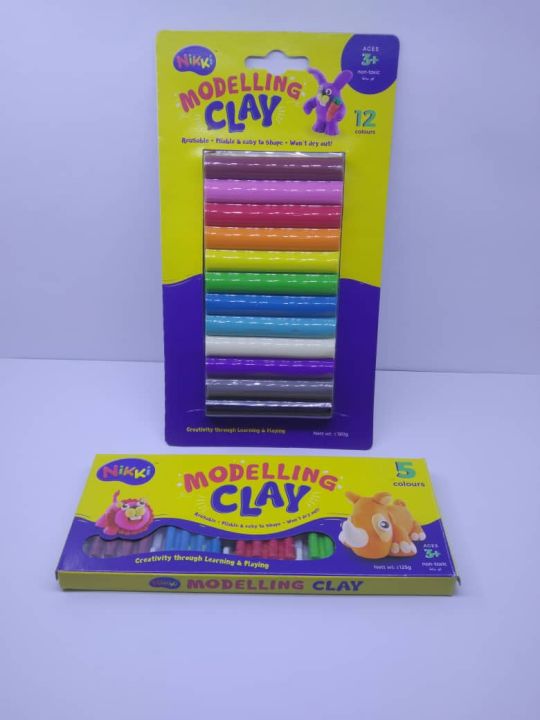 Modelling Clay 12 Colours , 5 Colours | Lazada