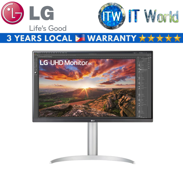Itw | LG 27UP850N-W 27" UHD 4K / 60Hz / IPS / 5ms FreeSync Monitor with ...