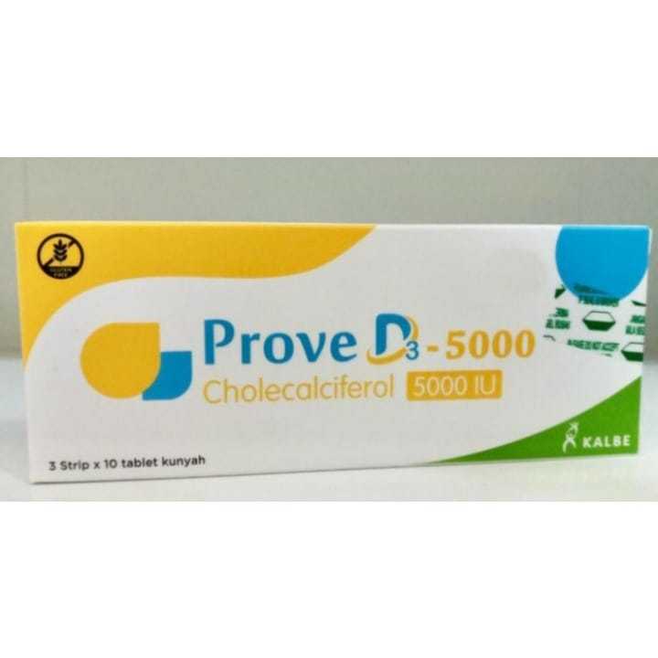PROVE D3 5000 IU PERBOX ISI 30 TABLET | Lazada Indonesia