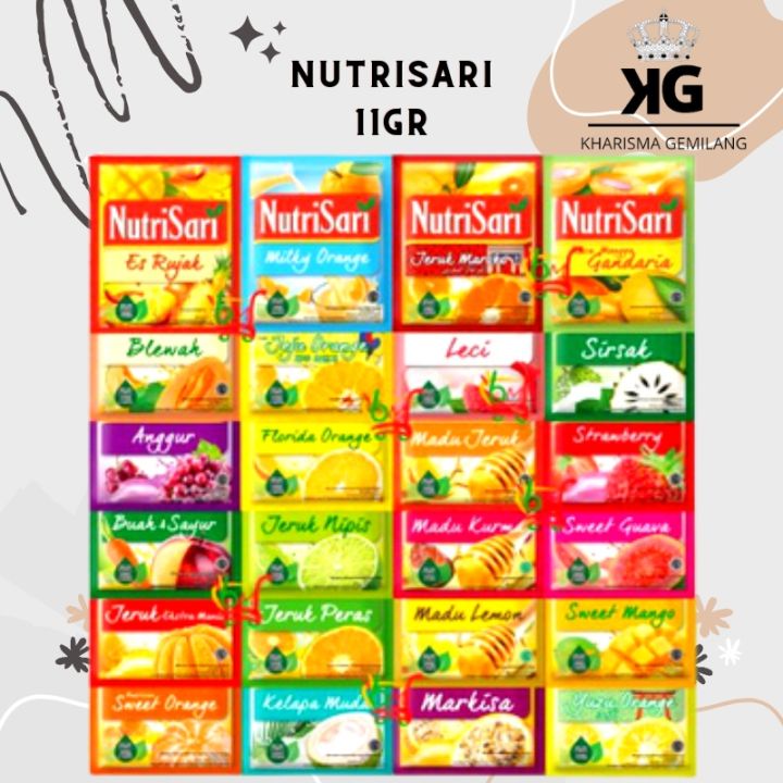 NUTRISARI - NUTRISARI 11 gr (1 PCS) Minuman Anak Saset Sachet Rasa ...