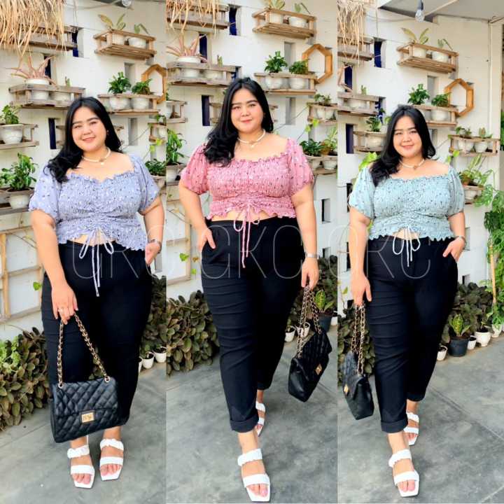 Baju Sabrina/Namsa Blouse/Baju Sabrina Wanita/Baju Sabrina Jumbo/Atasan ...