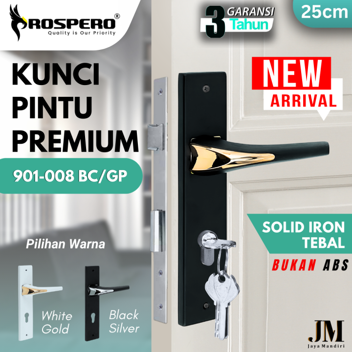 Prospero Handle Pintu Rumah Full Set Kunci Pintu Rumah Besar Ukuran ...
