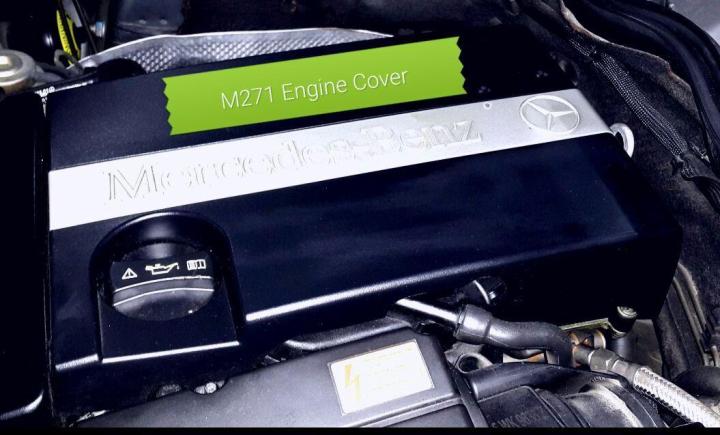 New Genuine Mercedes Benz (M271 Engine) W211 Engine Cover | Lazada