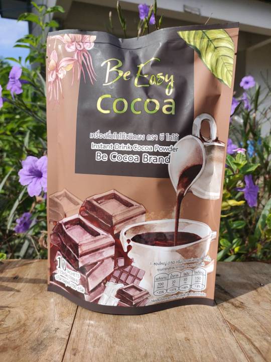 Be Easy Cocoa เครื่องดื่มโกโก้ชนิดผง ตรา บี โกโก้ (1 ห่อ 10 ชอง ...