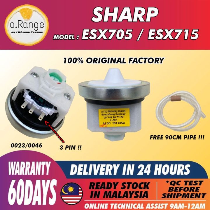 ESX705 , ESX715 SHARP WASHING MACHINE WATER LEVEL PRESSURE LEVEL ...