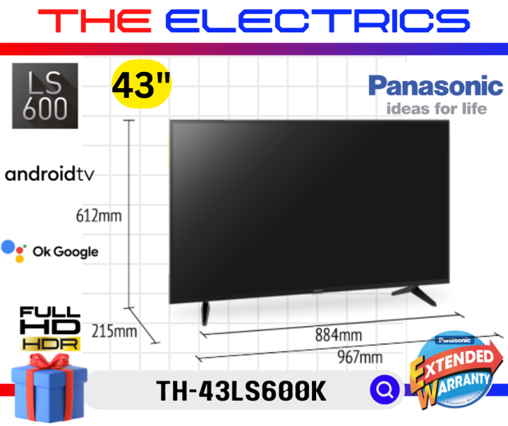 (KL, MELAKA, NS, SELANGOR, JOHOR DELIVERY) PANASONIC 43" FULL HD SMART LED TV TH-43LS600K | Lazada