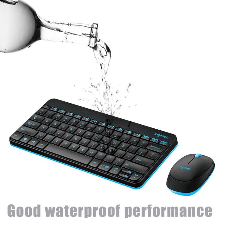 Logitech Mk245 Wireless Keyboard Mouse Combo Set Ultra Slim Waterproof Gaming Keyboard Mice For
