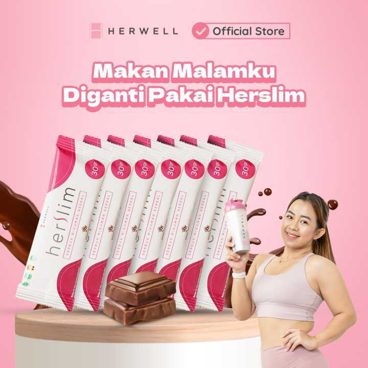 Herslim Kemasan Sachet - Meal Replacement BPOM Halal Untuk Diet Yang ...