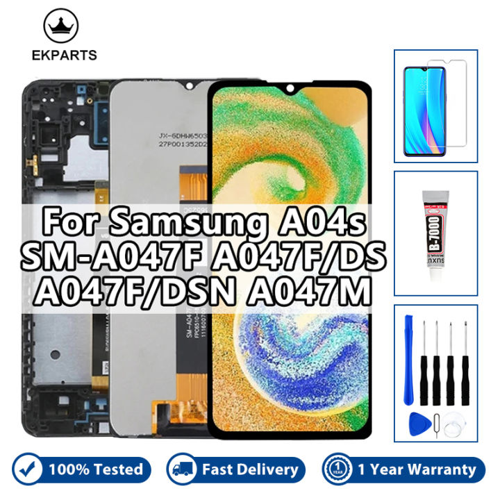 6.5" Original LCD For Samsung A04s A047 SM-A047F LCD Display Touch ...