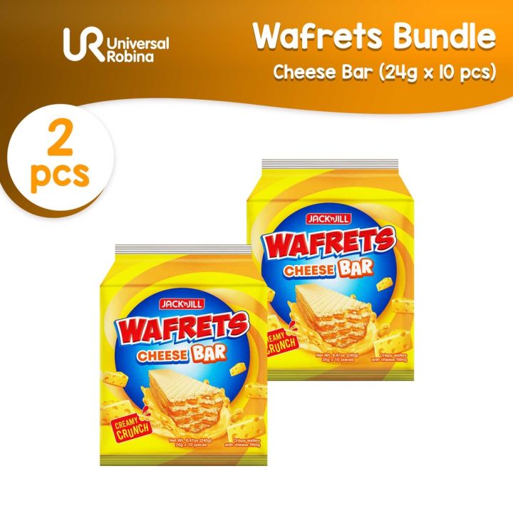 Hot 2 x Wafrets Cheese Bar (24g x 10) | Lazada PH