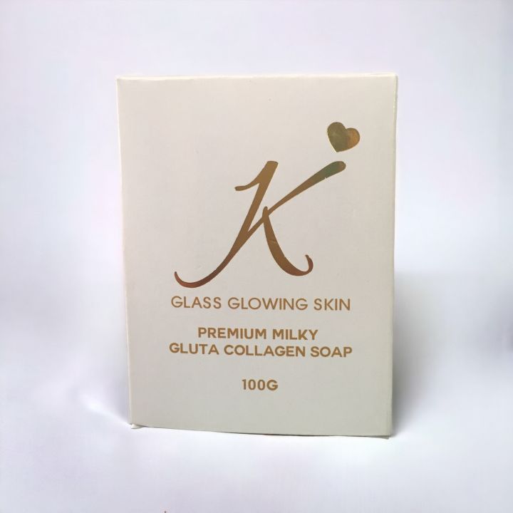 PREMIUM MILKY GLUTA COLLAGEN SOAP 100 GRAMS GLASS GLOWING SKIN ...
