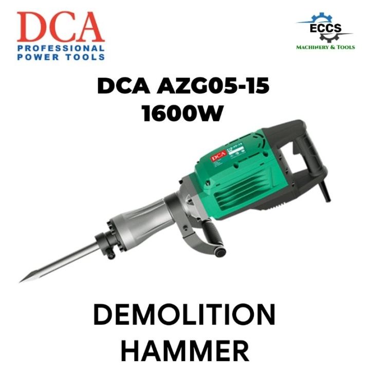 DCA PRC 1600W DCA AZG05-15 DEMOLITION HAMMER BREAKER DRILL | Lazada