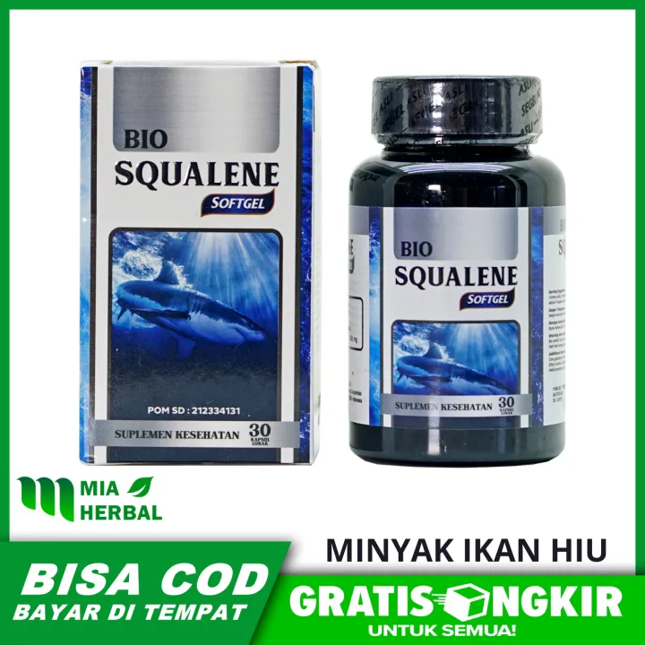 Bio Squalene Softgel Minyak Ikan - Obat Parkinson Tremor Tangan Gemetar ...