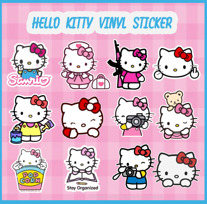 Hello Kitty Vinyl Sticker for tumbler,car,motorcycle and manymore ...