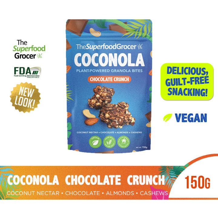 The Superfood Grocer Coconola Vegan Granola Clusters Chocolate Crunch ...
