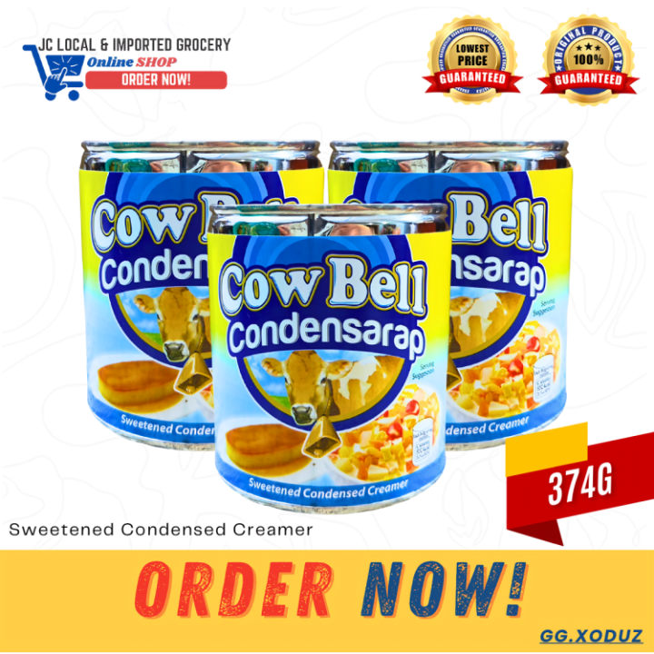 COW BELL Condensarap Sweetened Condensed Creamer - 374g | Lazada PH
