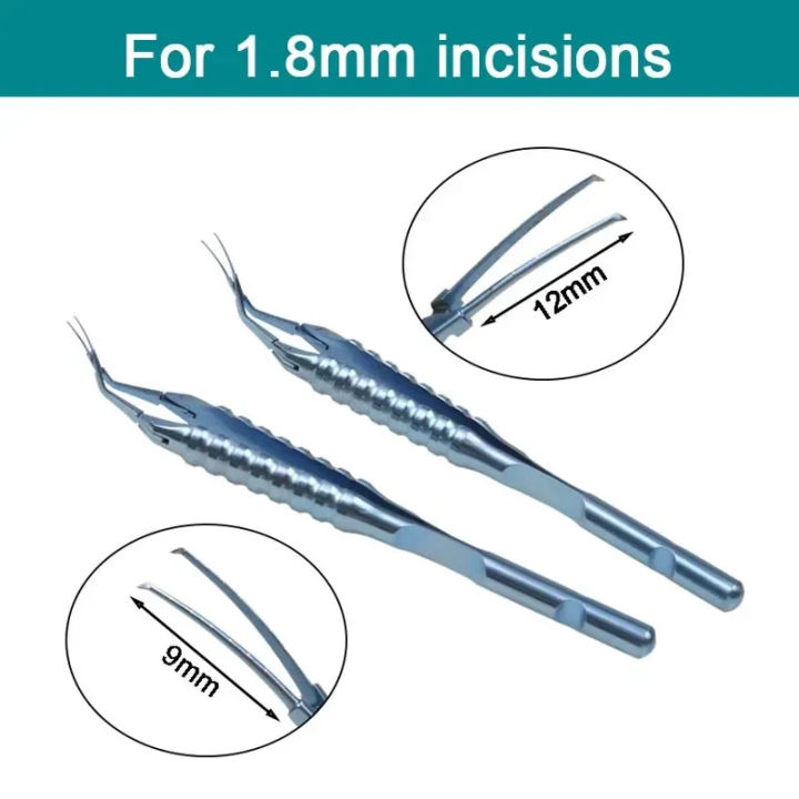GREATLH Micro Forceps Inamura Capsulorhexis forsep untuk 1.8mm ...