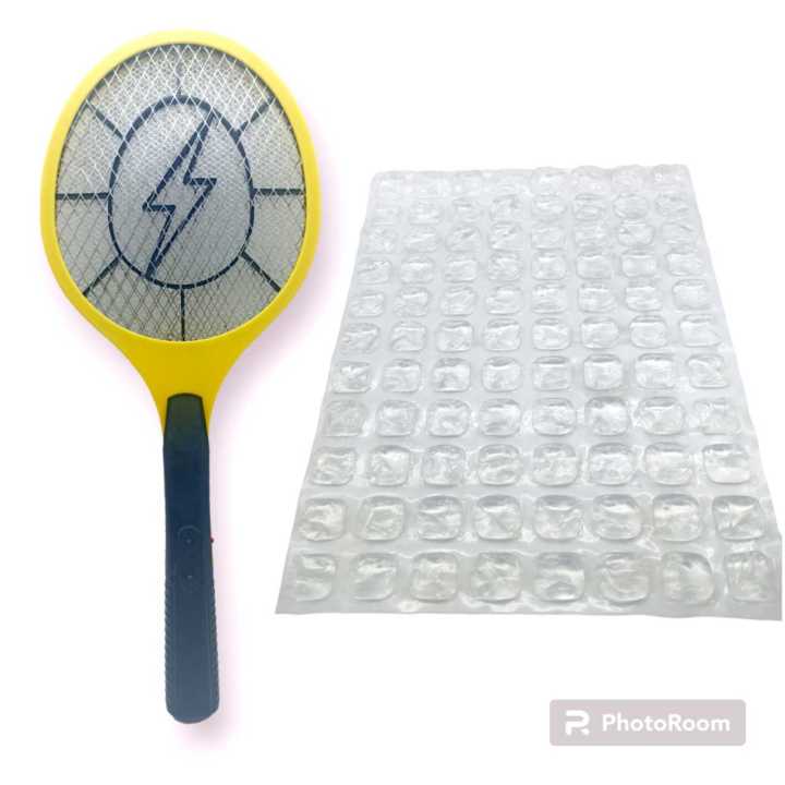 Rechargeable Electric swatter insect killer random color W/GET bubble ...