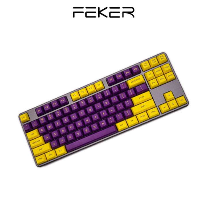 Feker 144 KeyCaps Double Shot Los Angeles lakers Kobe ABS Material AFD ...