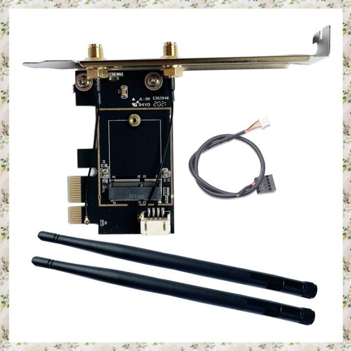 (ESRO) PCIE WiFi Card Adapter Wireless Network Card M2 NGFF Bluetooth ...