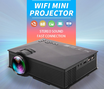 Projector 1080P HD Portable Upgraded Wireless Full WiFi Home Business ...