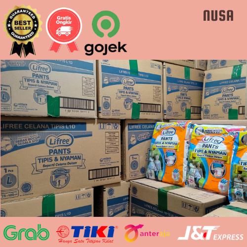 (10 PCS) Lifree Satuan / Sachet / Saset / Renceng / Popok / Pempers ...