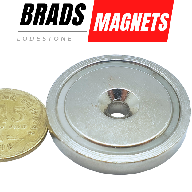 N52 Neodymium MEDIUM SIZE ROUND POT Magnet Magnetic Magazine Holster ...