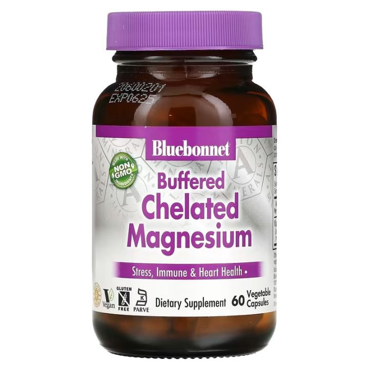 Buffered Chelated Magnesium, 60 Vegetable Capsules | Lazada PH