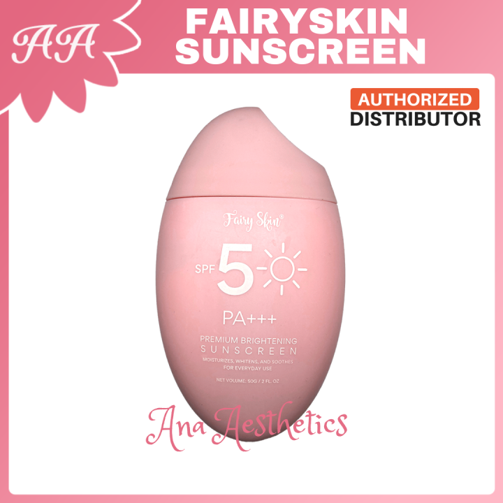 Fairy Skin Sun Screen | Premium Brightening Sunscreen SPF50++ 50g ...