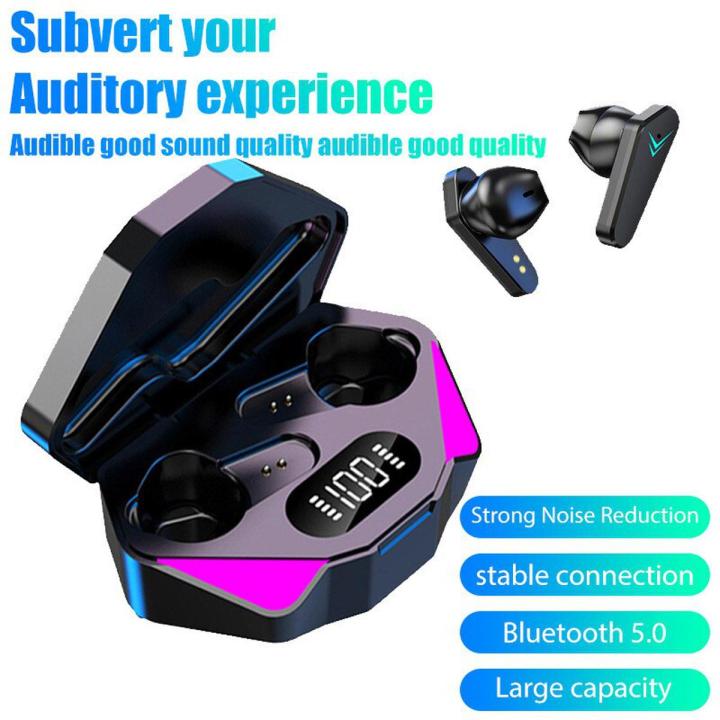 Headset Bluetooth Gaming X15 TWS5.3 Headphone X15 Wireless Earbud ...