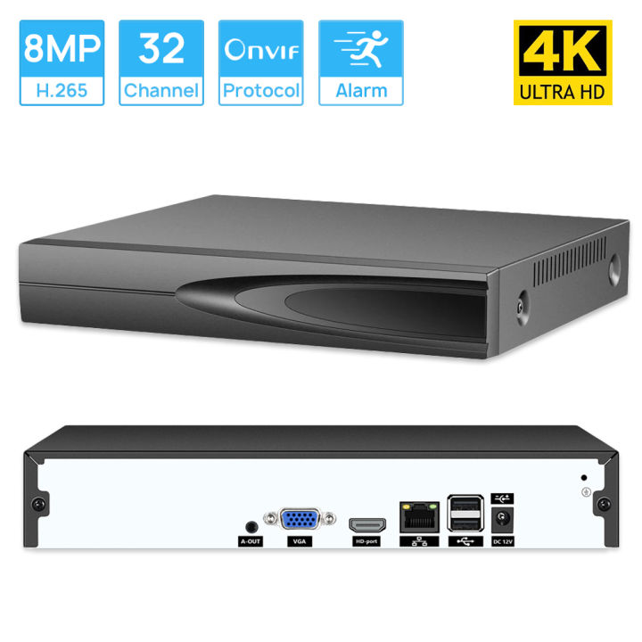 Hamrol 4K 8MP H.265 32CH 16CH 9CH CCTV NVR For 8MP 5MP 4MP 3MP 2MP IP Camera Network Video ...