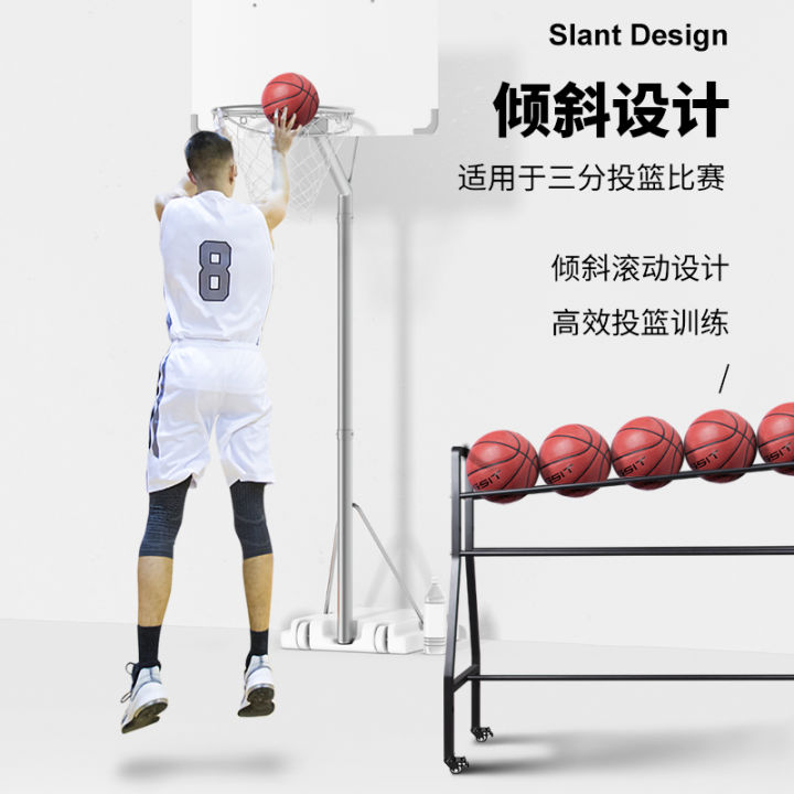 Large-capacity three-point shooting training basketball car mobile ...