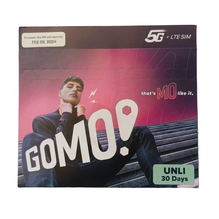 GOMO Simcard UNLI DATA for 30 DAYS | Lazada PH