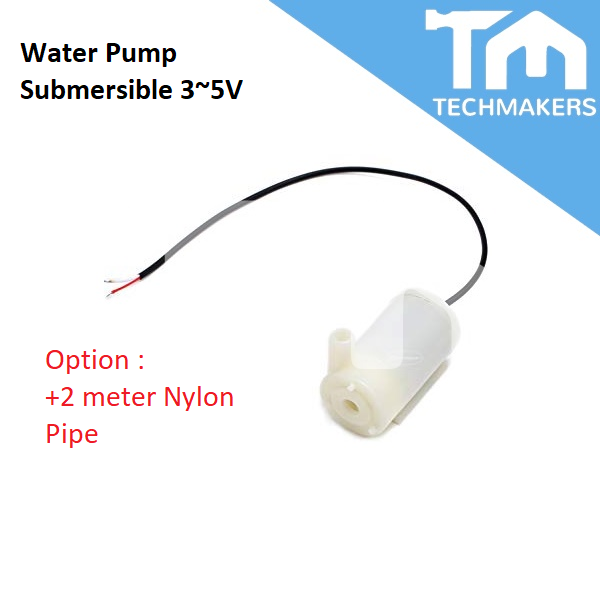Mini/Micro Submersible Water Pump DC 3V - 5V Waterproof Amphibious ...
