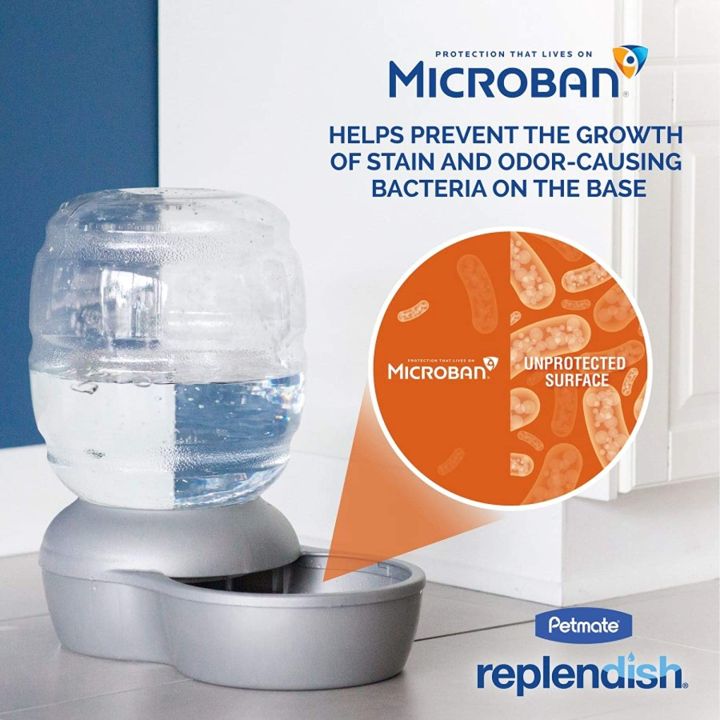 Petmate Replendish Water W/ Microban 0.5gal Gravity Water Dispenser for ...