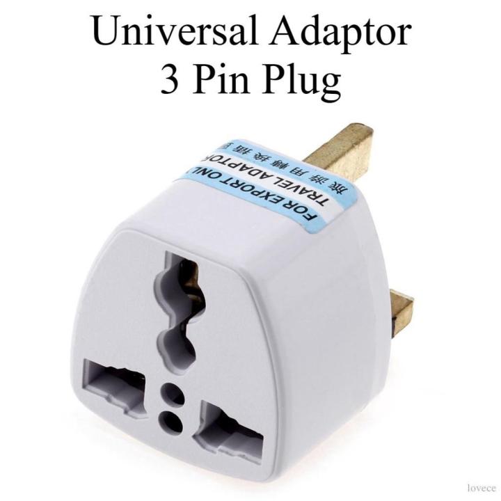 3 Pin Conversion Plug Universal Adapter British Socket Adapter Plug ...