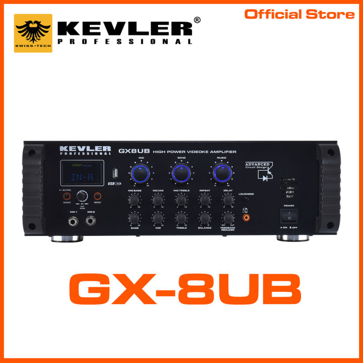 Kevler Professional GX-8UB 900 x 2 Max Power Karaoke Amplifier | Lazada PH